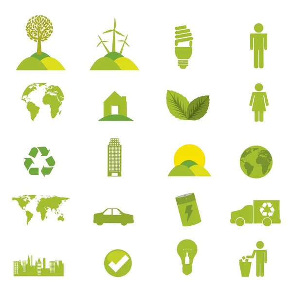 Ecology and environment icons — Stock Vector © stoyanh #5178907