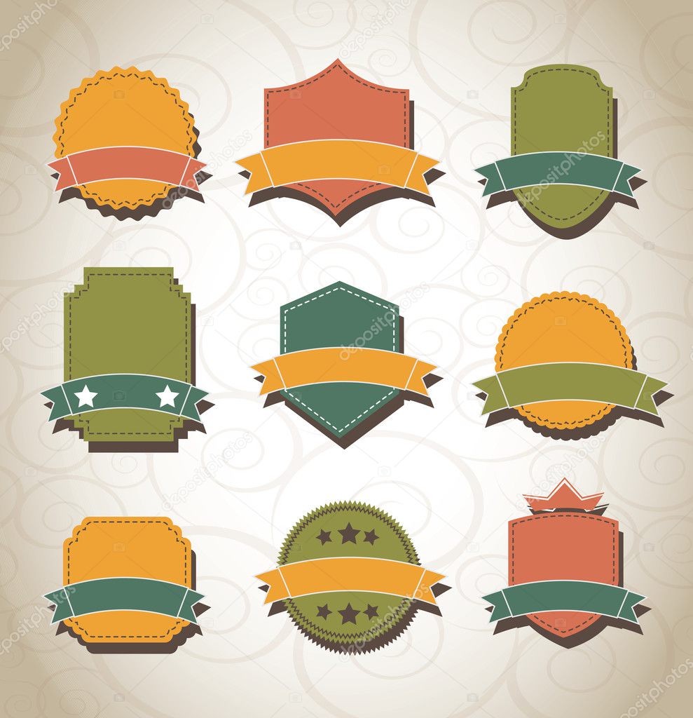 Vintage tags Stock Vector Image by ©yupiramos #13841781