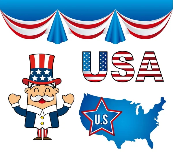 Símbolos de estados unidos Vector Art Stock Images | Depositphotos