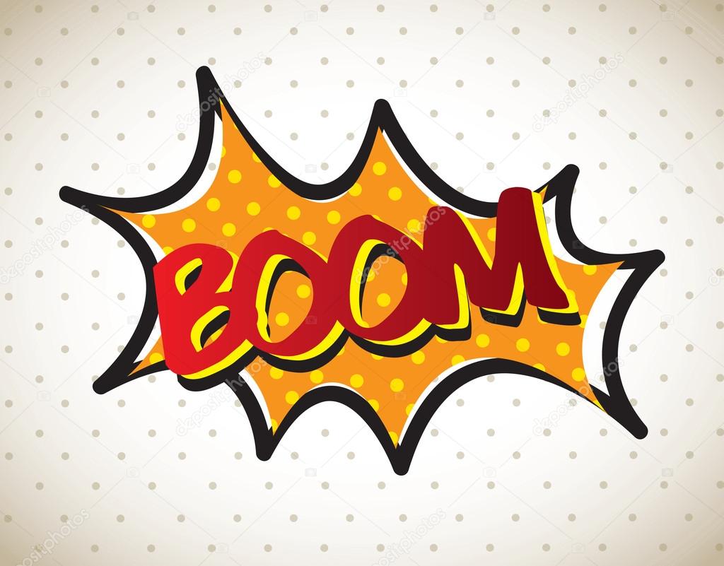 Boom comic Stock Vector by ©yupiramos 18995041
