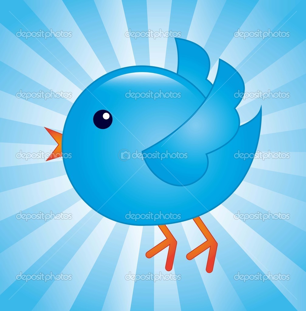 Blue bird Stock Vector Image by ©yupiramos #18999799