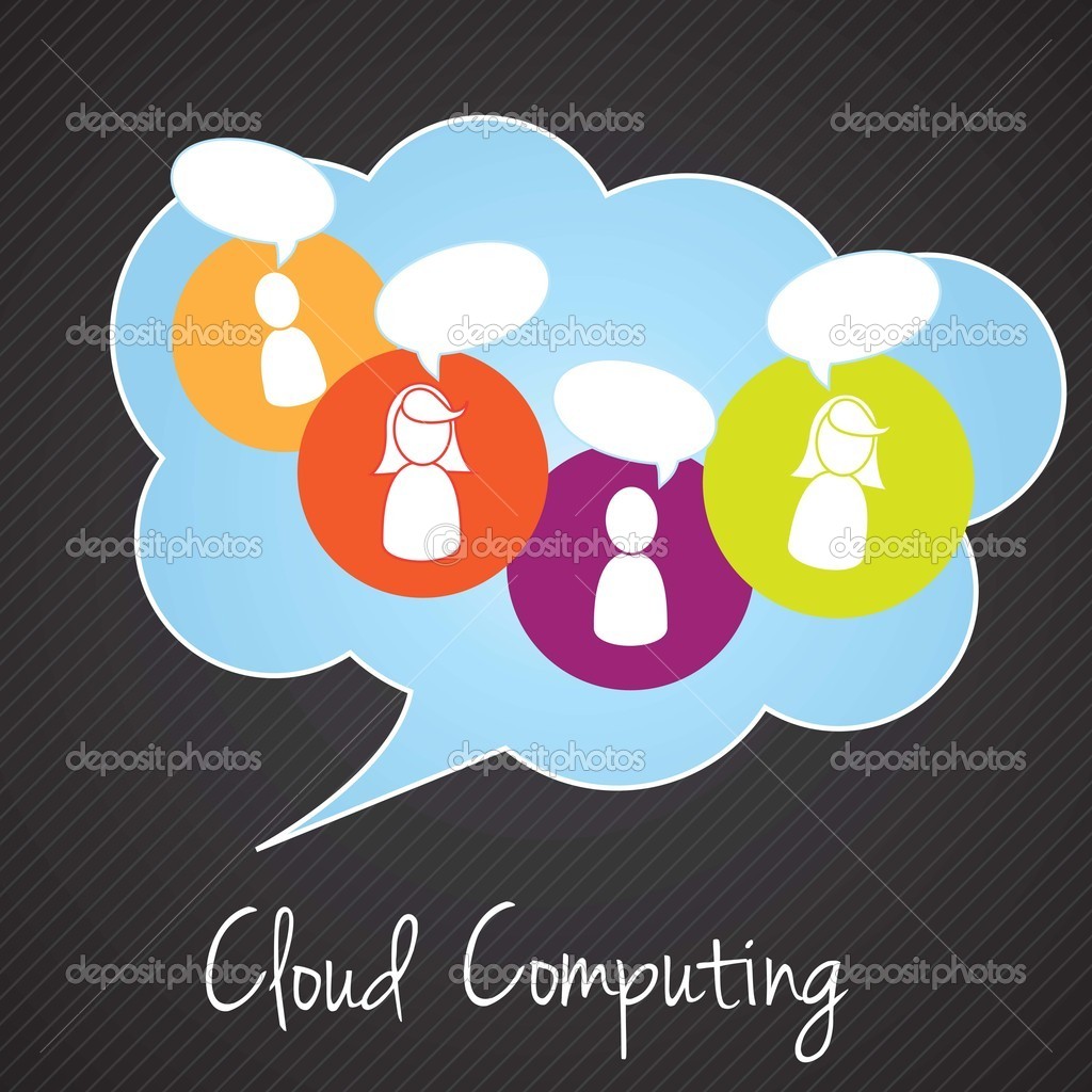 Cloud Computing Stock Vector by ©yupiramos 19023807