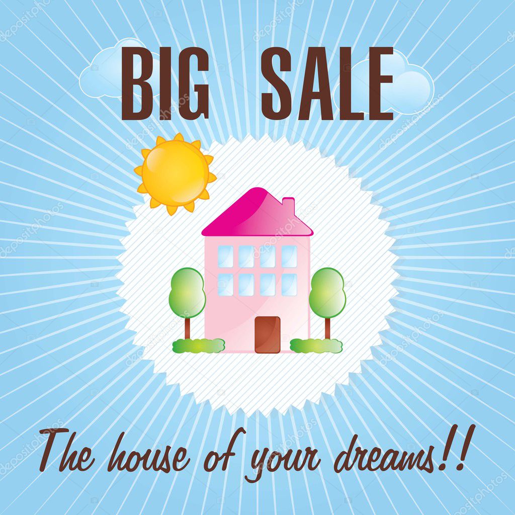 House sale vector Stock Illustration by ©yupiramos #19530247
