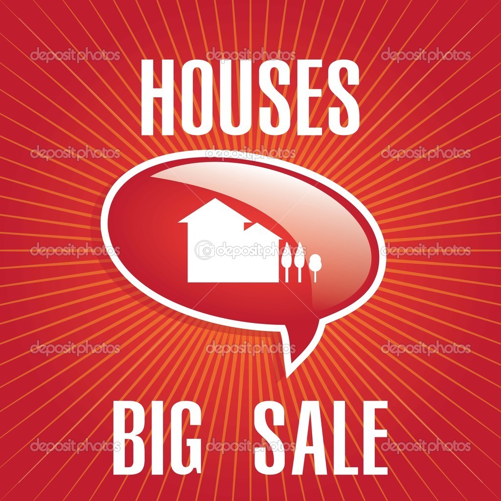 House sale vector Stock Vector Image by ©yupiramos #19531607