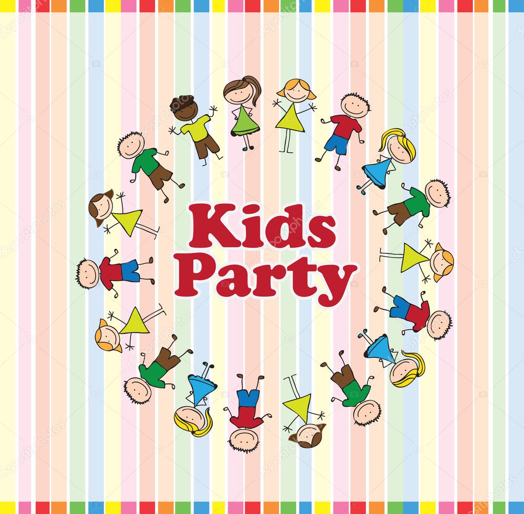 Kids Party Stock Vector Image by ©yupiramos #20941785