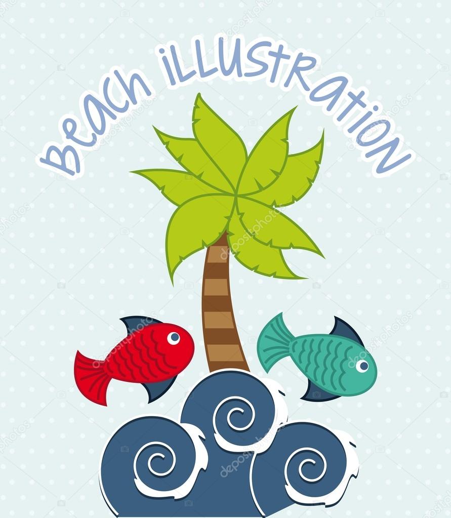 Beach symbol Stock Vector Image by ©yupiramos #21671509