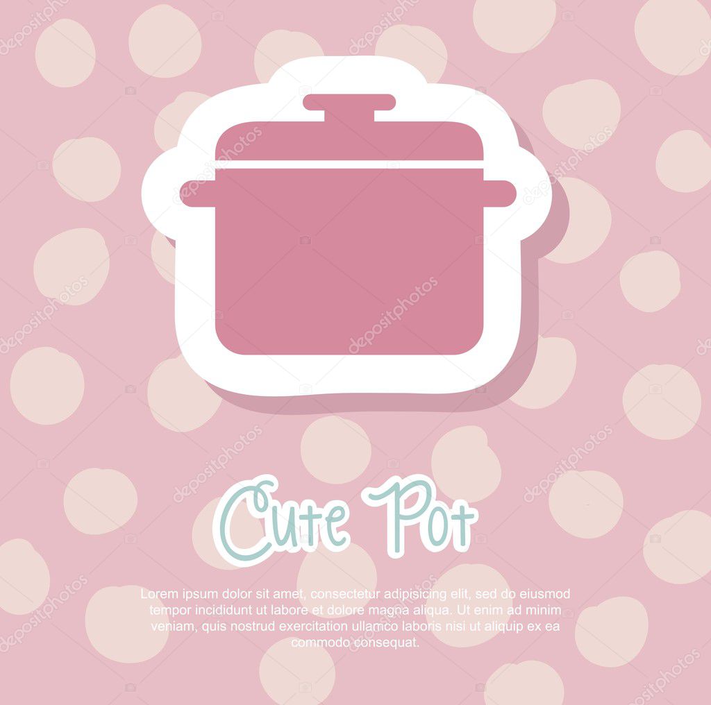 Cute pot Stock Vector by ©yupiramos 21674075