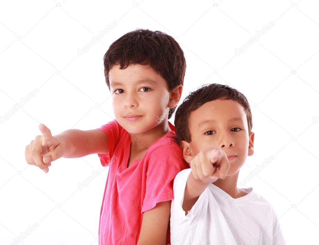 Two children ⬇ Stock Photo, Image by © yupiramos #22629915