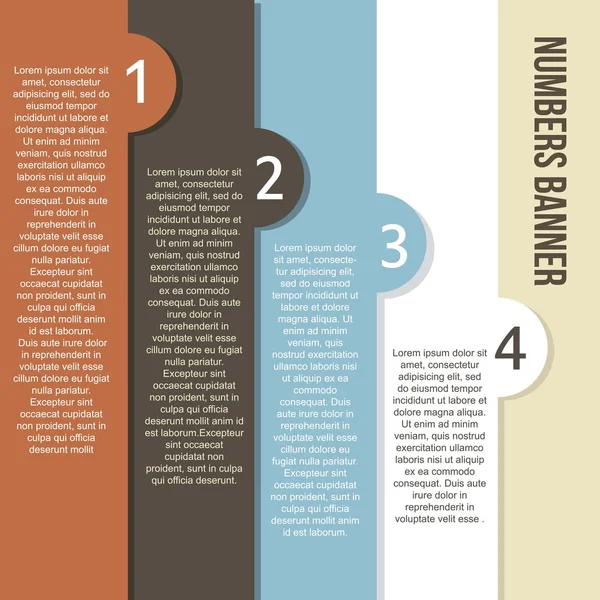 Numbers brochure Stock Vector by ©yupiramos 13699046