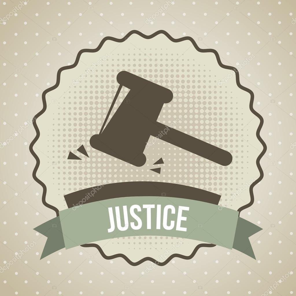 Icono de justicia Stock Vector by ©yupiramos 23908555
