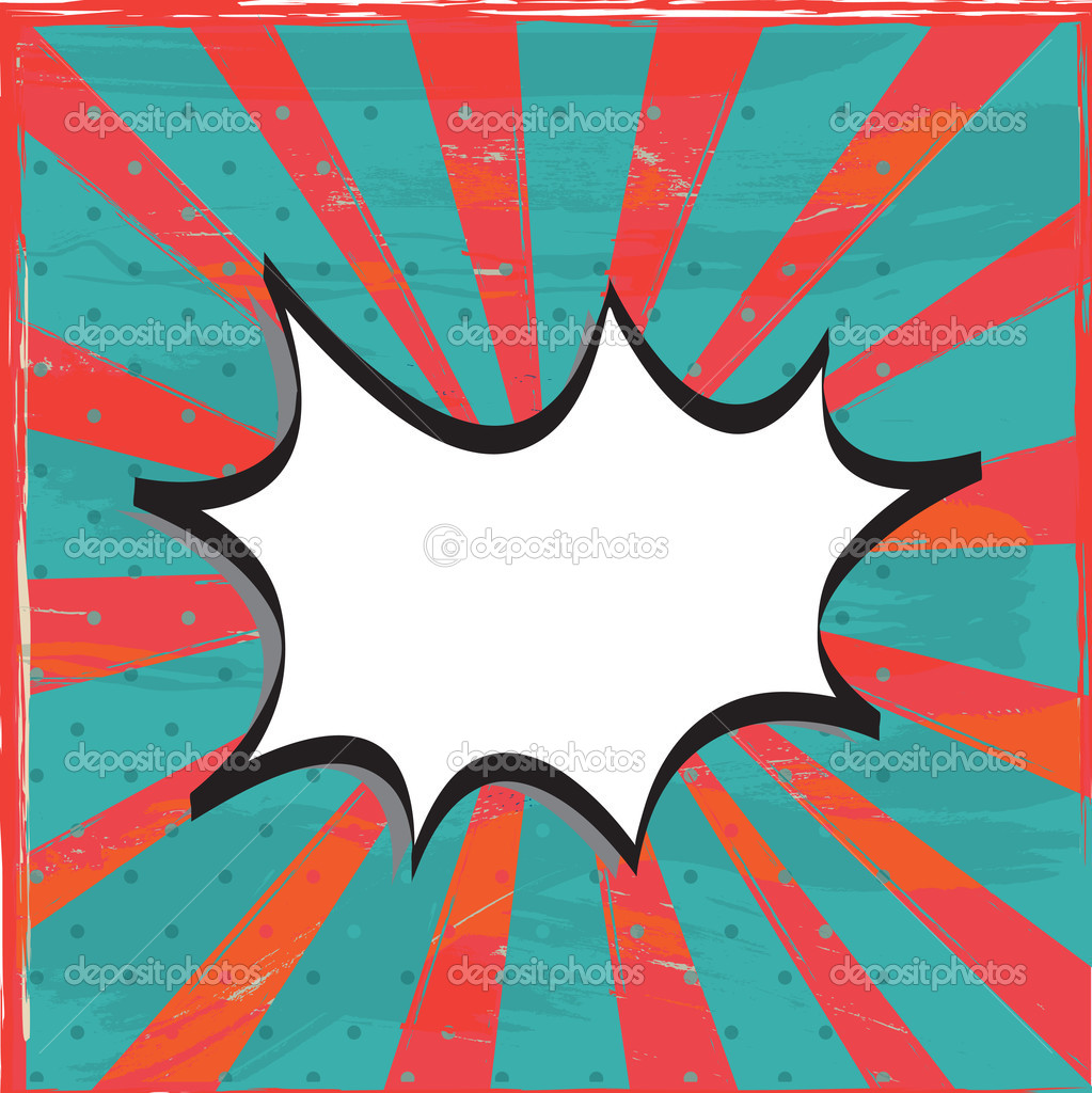 Boom background — Stock Vector © yupiramos #24417097