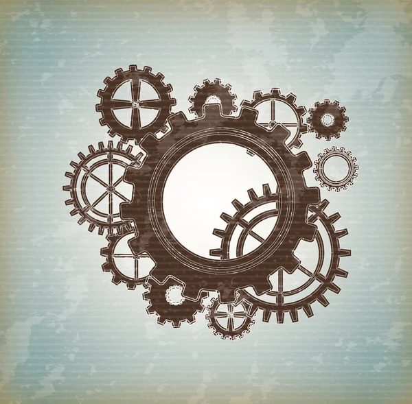 Vintage gears Stock Vector Image by ©yupiramos #24894961