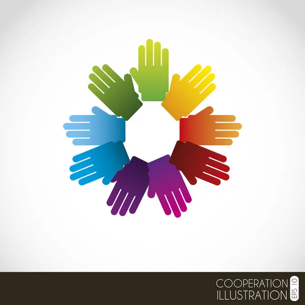 Hands clasped Vector Art Stock Images | Depositphotos