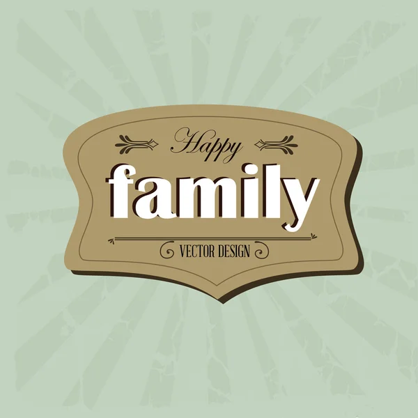 Family in the frame Vector Art Stock Images | Depositphotos