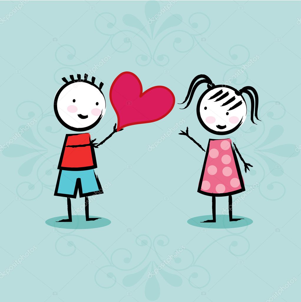 Kids love Stock Illustration by ©yupiramos #26153575