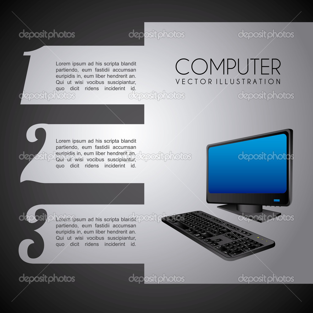 Computer design Stock Vector Image by ©yupiramos #26289885