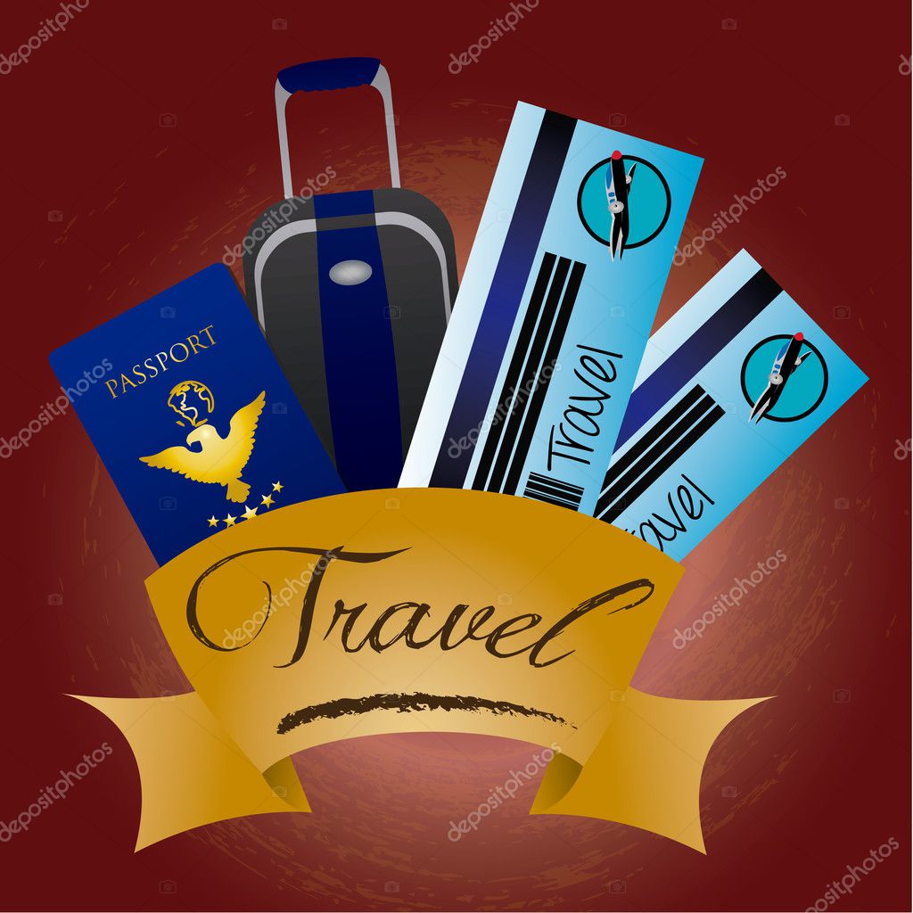 Travel design Stock Vector by ©yupiramos 26384241