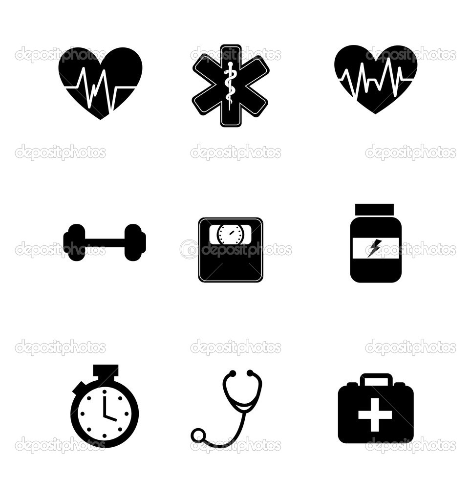Health icons Stock Vector Image by ©yupiramos #26826273