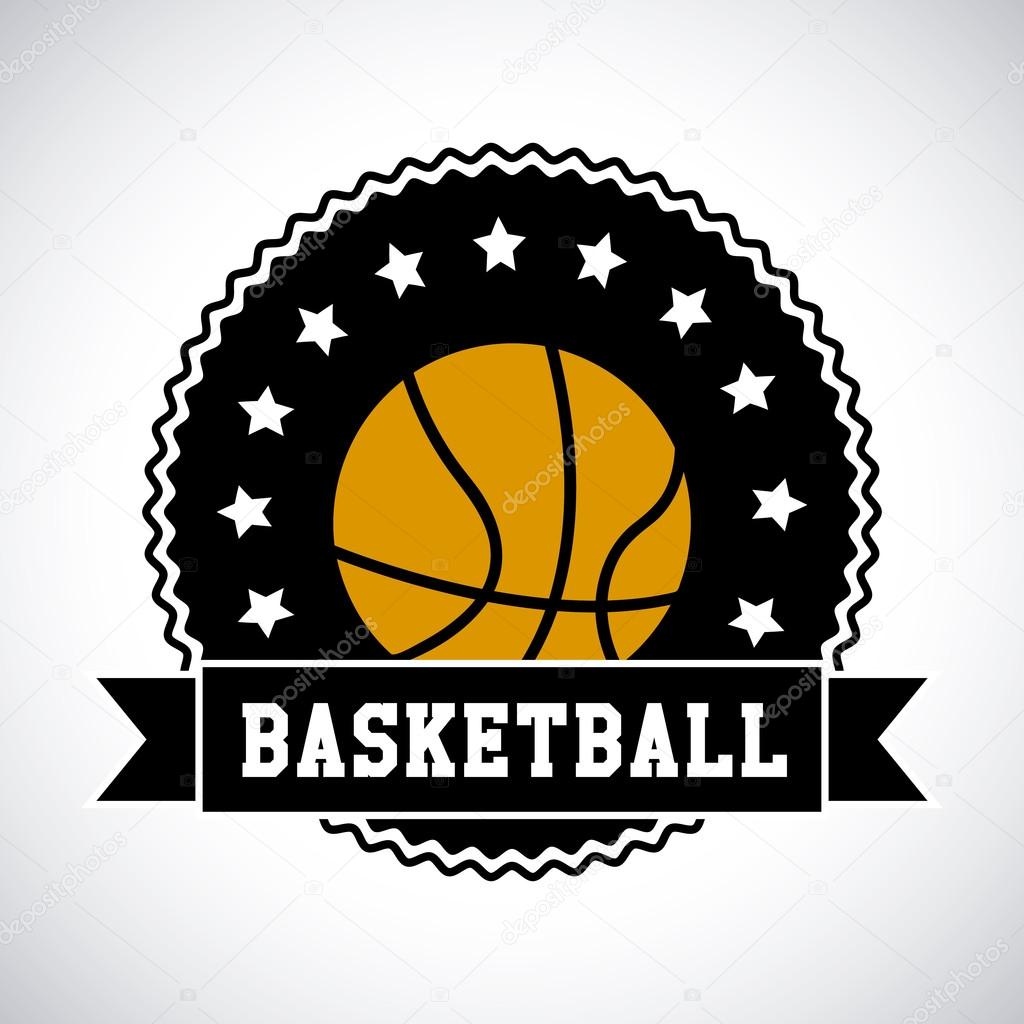 Basketball label Stock Vector Image by ©yupiramos #27060393