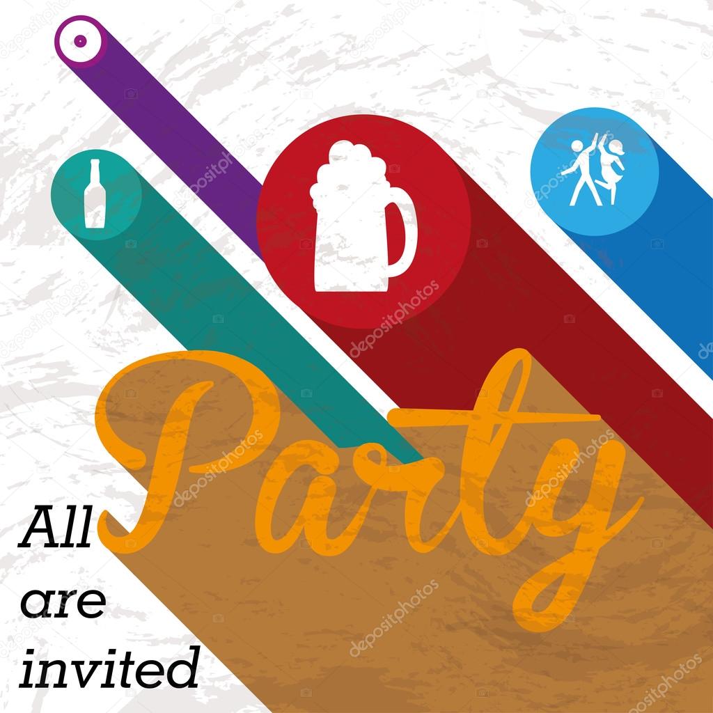 Party label Stock Vector Image by ©yupiramos #27329521