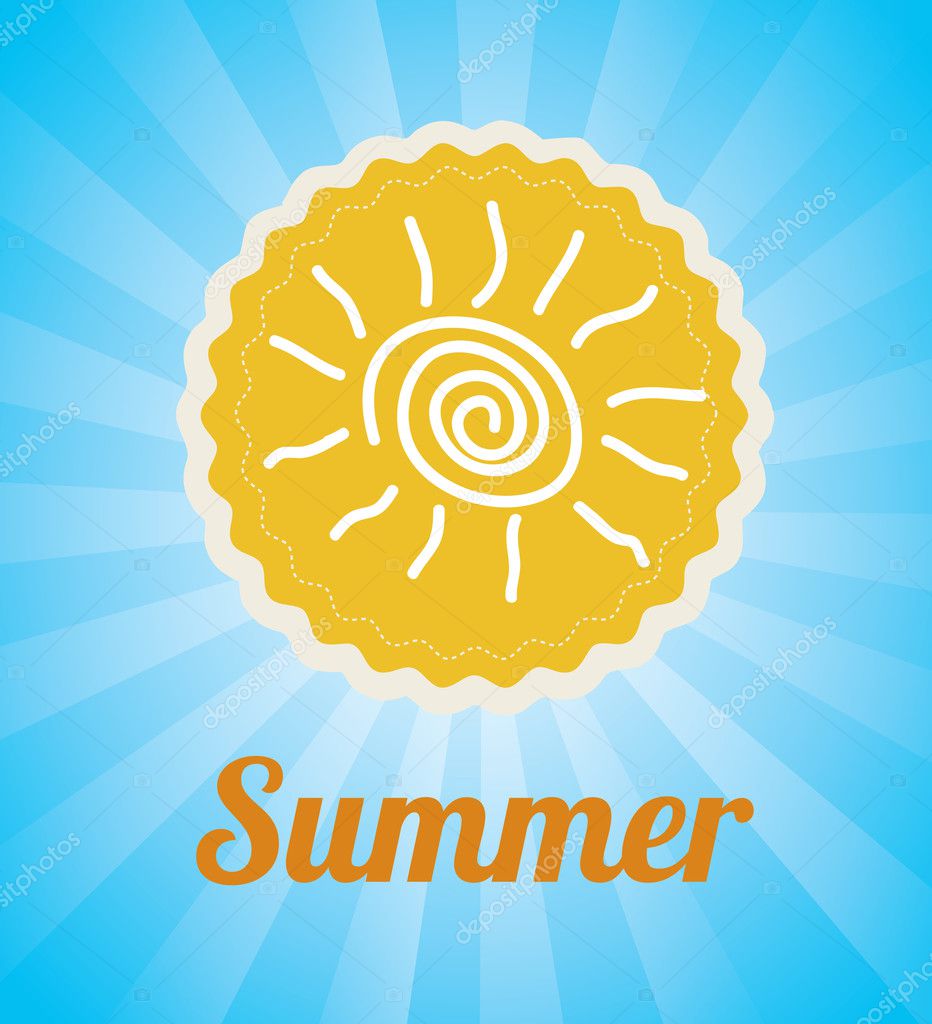 Big sun Stock Vector Image by ©yupiramos #27331269