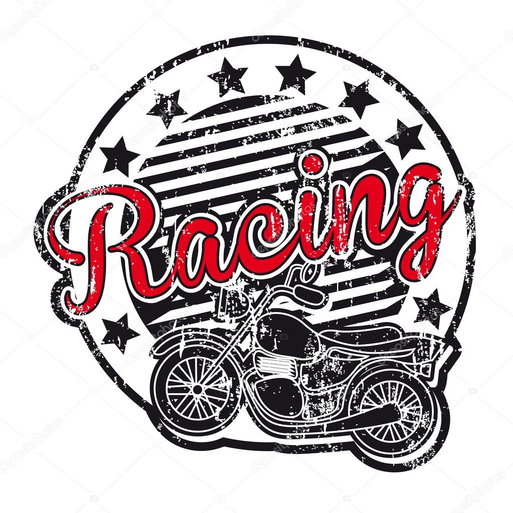 Motorcycle label Stock Vector Image by ©yupiramos #28250623