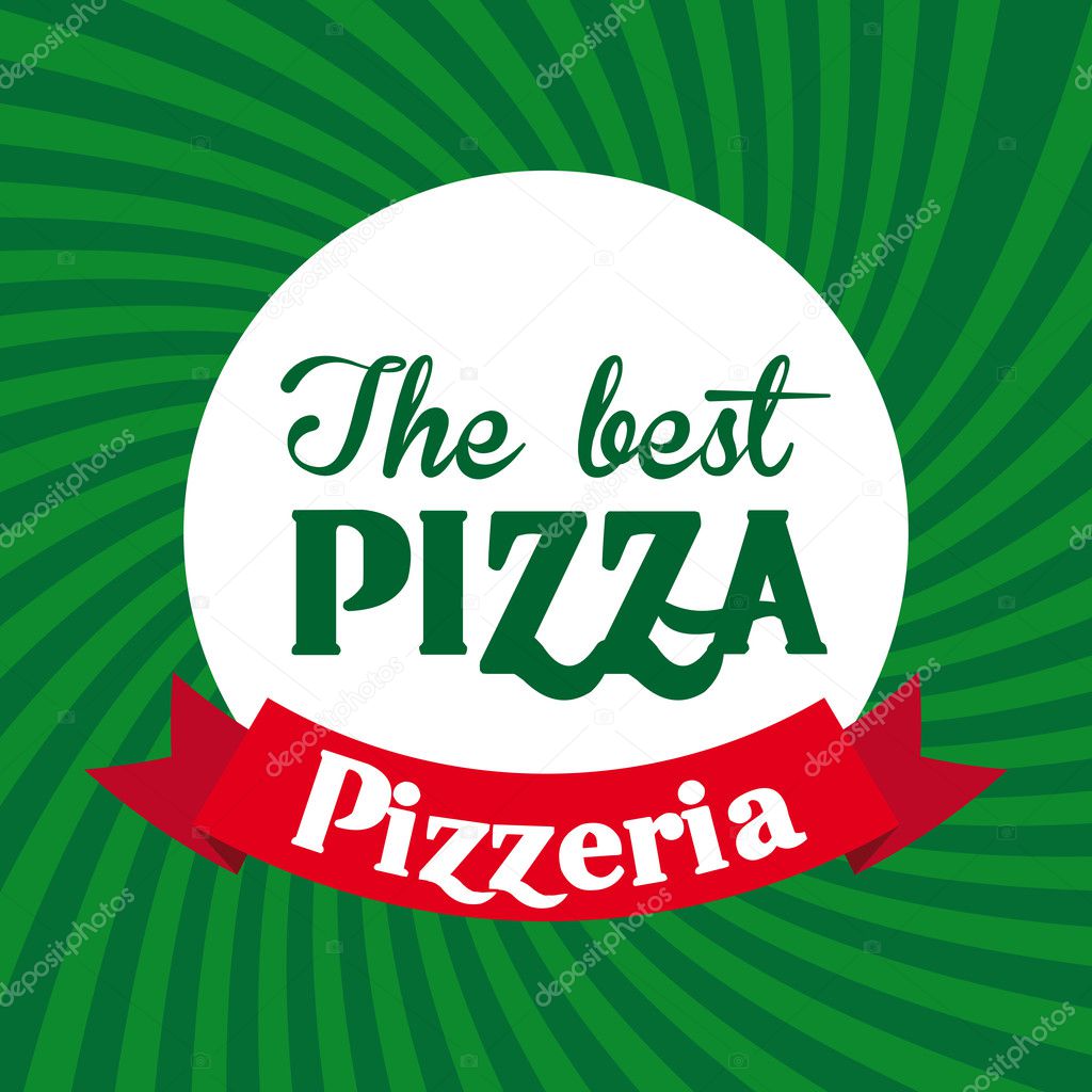 The best pizza Stock Vector by ©yupiramos 28666535