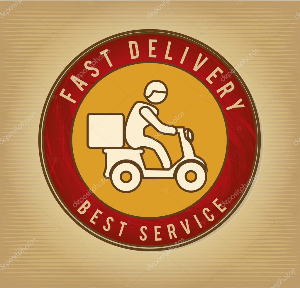 Fast delivery Stock Vector Image by ©yupiramos #29010879