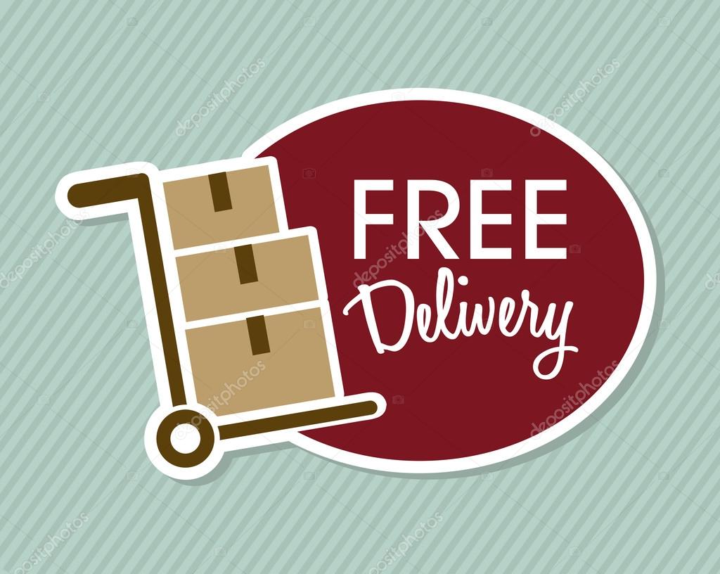 Free delivery Stock Vector Image by ©yupiramos #29059447