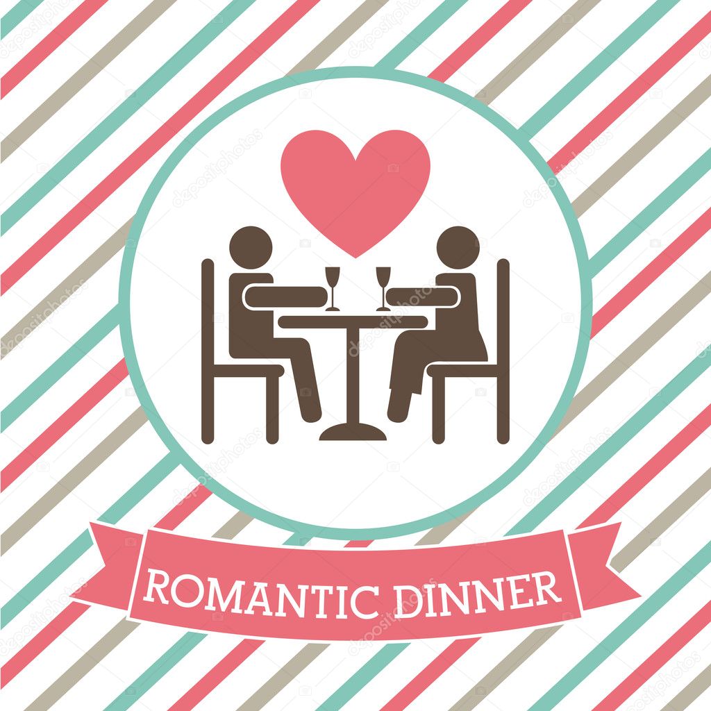 Romantic dinner Stock Vector Image by ©yupiramos #29204785