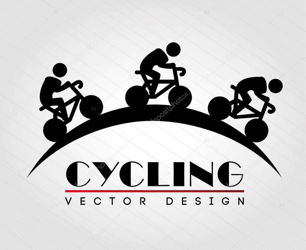 Cycling design — Stock Vector © yupiramos #29328357
