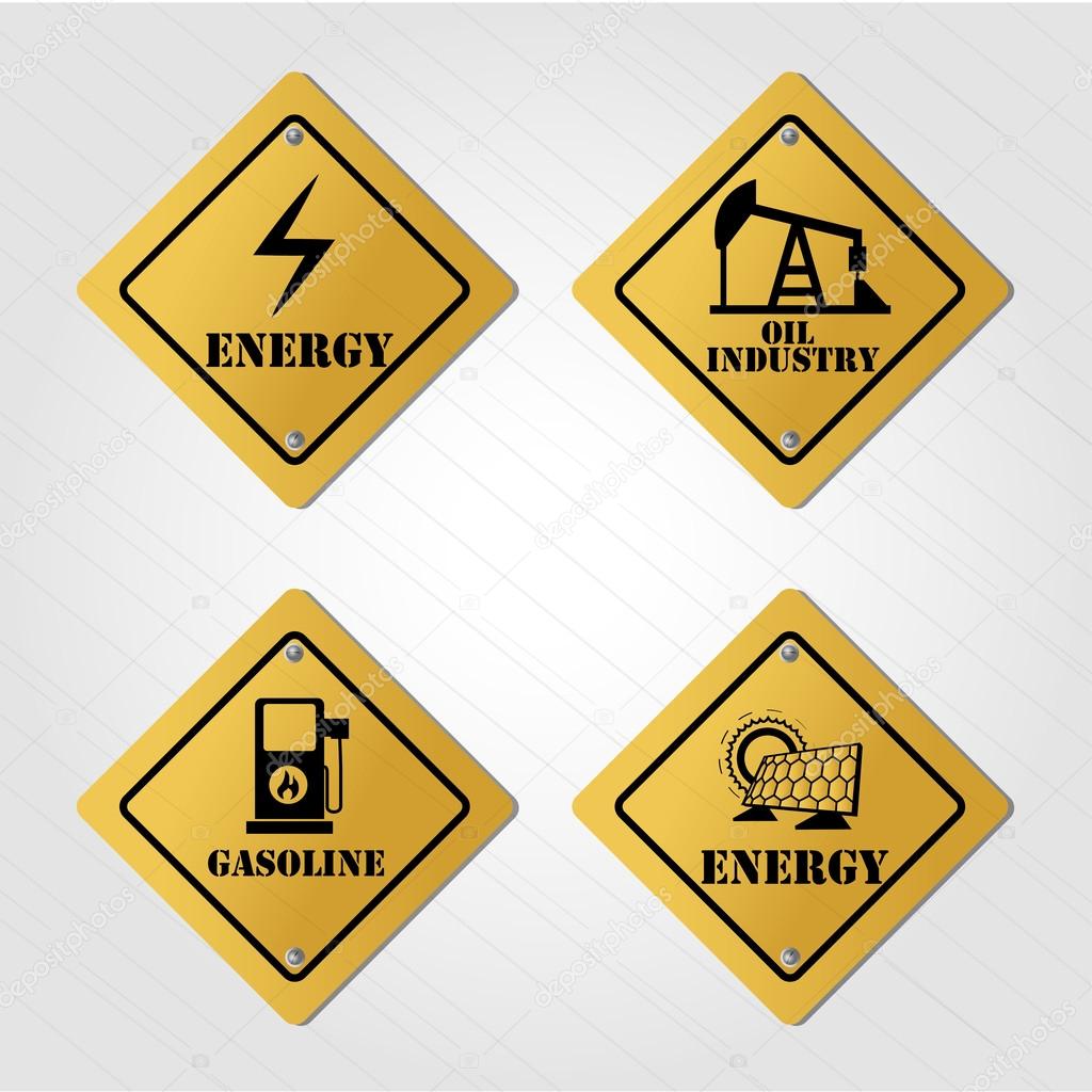 Energy signals Stock Vector Image by ©yupiramos #29329597
