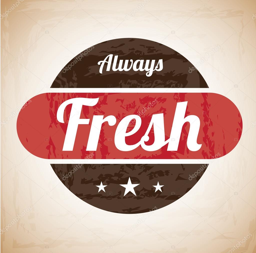 Always fresh product Stock Vector Image by ©yupiramos #29527447
