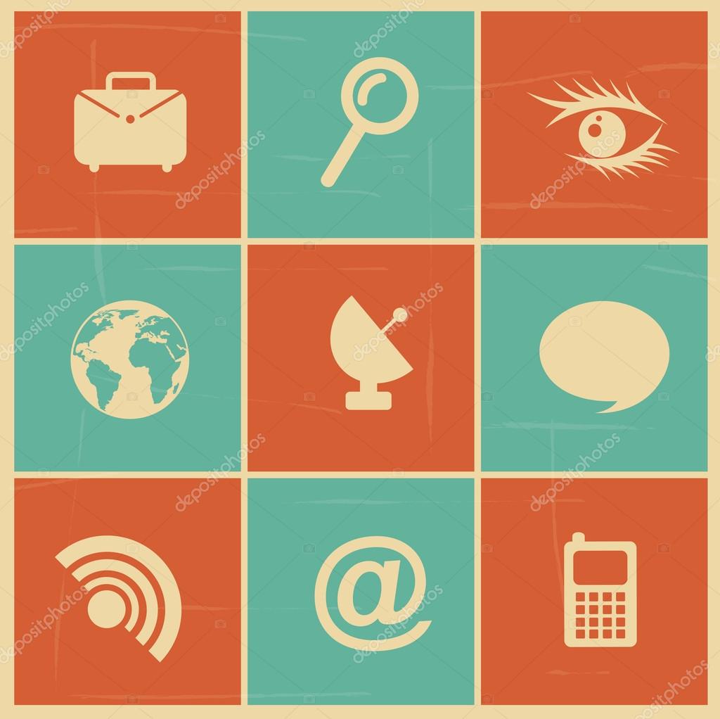 Icons pattern Stock Vector Image by ©yupiramos #29630075