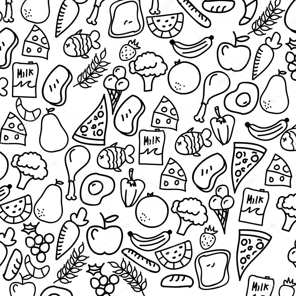 Food background Stock Vector Image by ©yupiramos #29821471