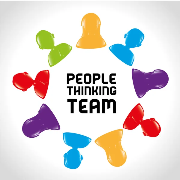 Vector corporate success logo with abstract human figure. — Stock ...