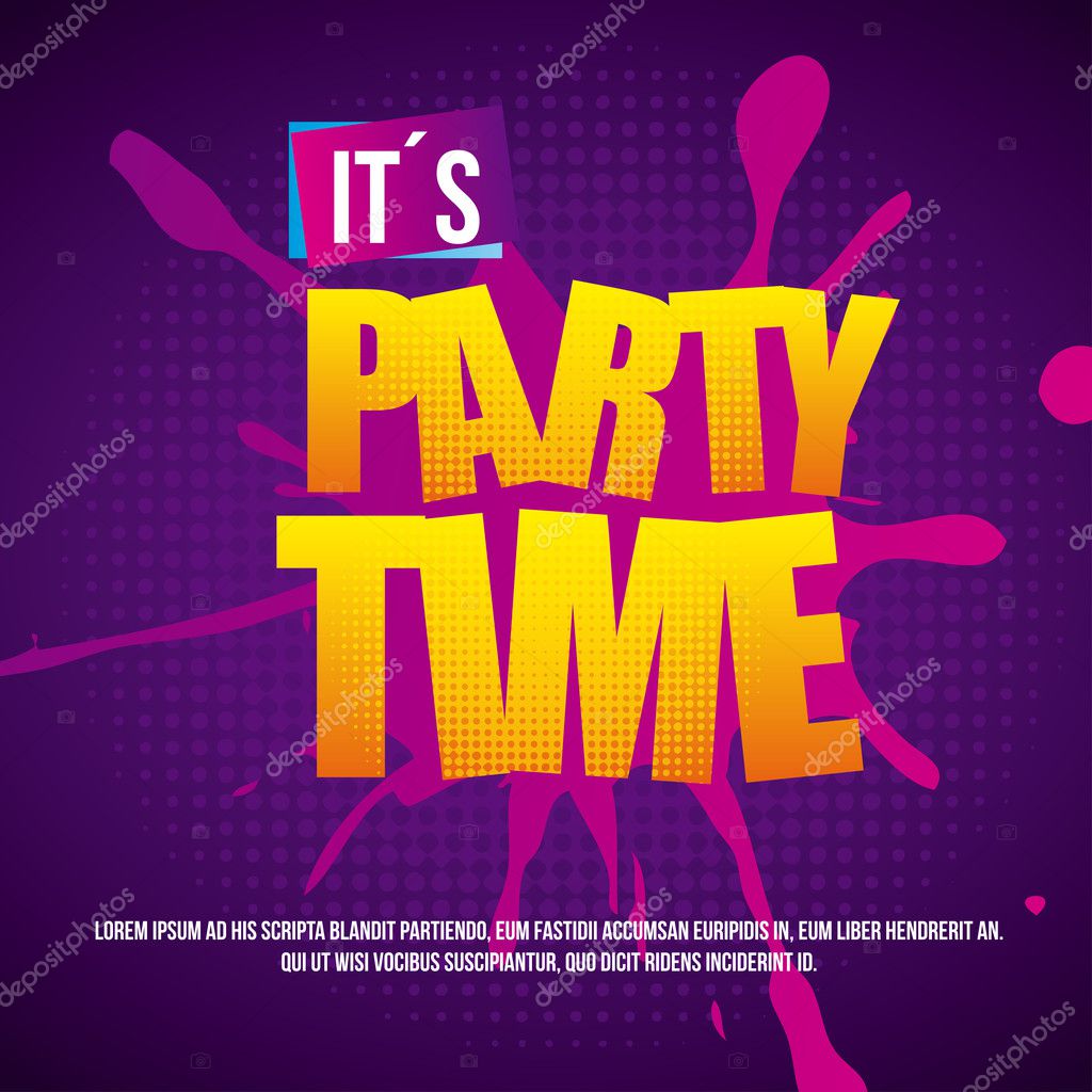 Party time Stock Vector Image by ©yupiramos #30605961
