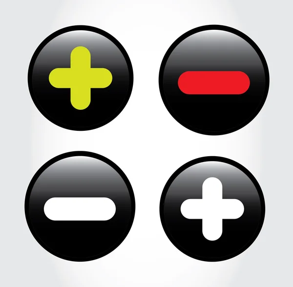 Plus and minus buttons. Stock Vector Image by ©vectorguy #68190511