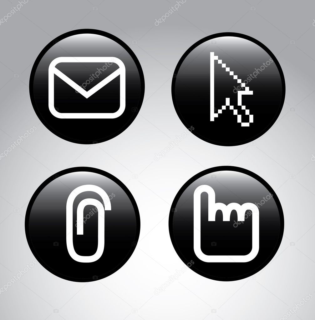 Pointer icons Stock Vector Image by ©yupiramos #31231923