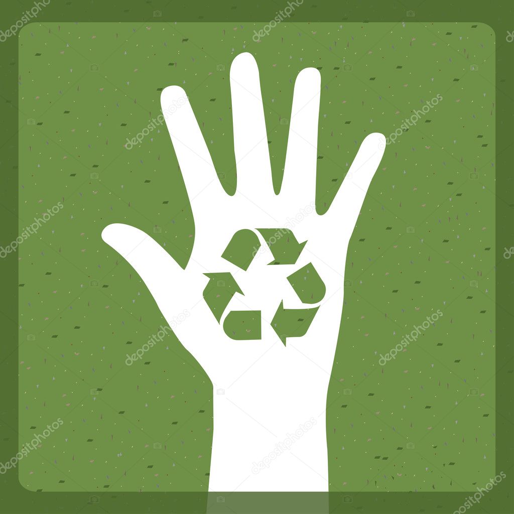 Hand eco Stock Vector Image by ©yupiramos #31291277