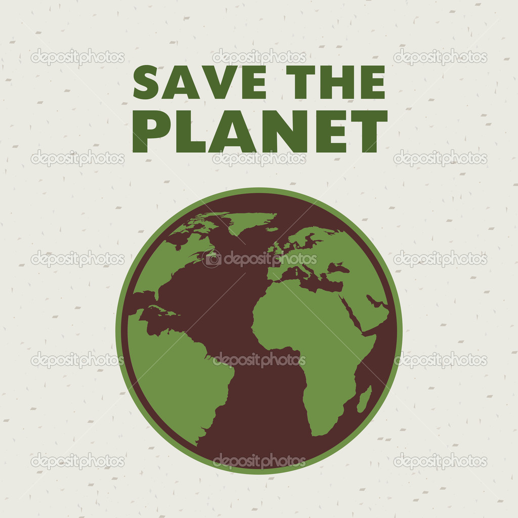 Save the planet Stock Vector Image by ©yupiramos #31292583