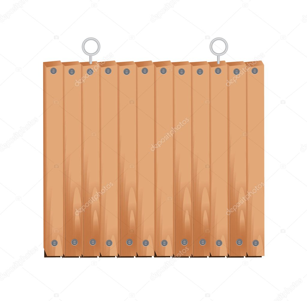 Wooden label Stock Vector by ©yupiramos 31832103