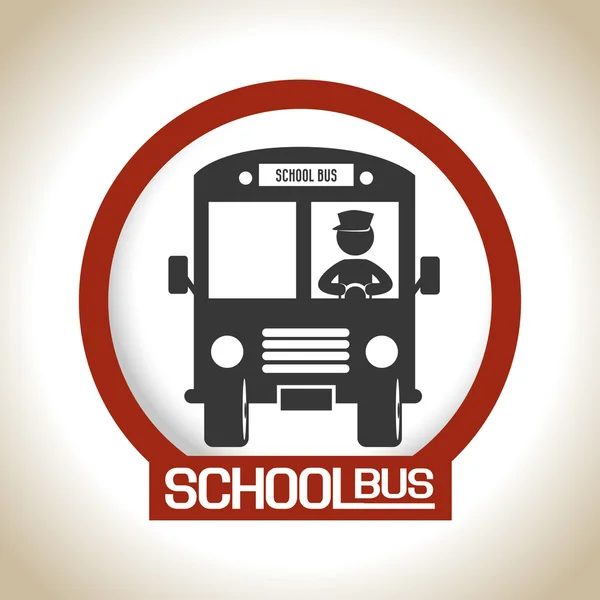 School bus circle icon Vector Art Stock Images | Depositphotos