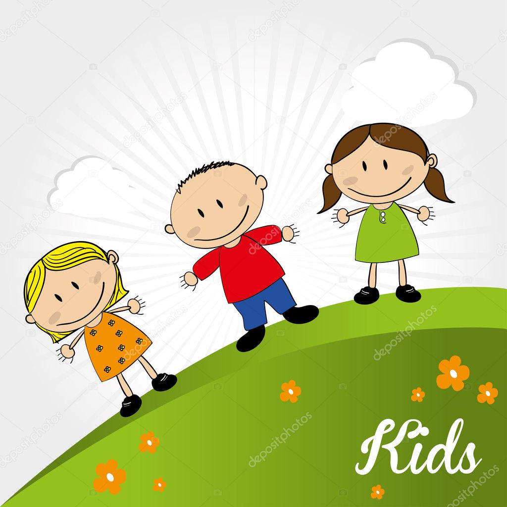 Kids ⬇ Vector Image by © yupiramos | Vector Stock 31862699