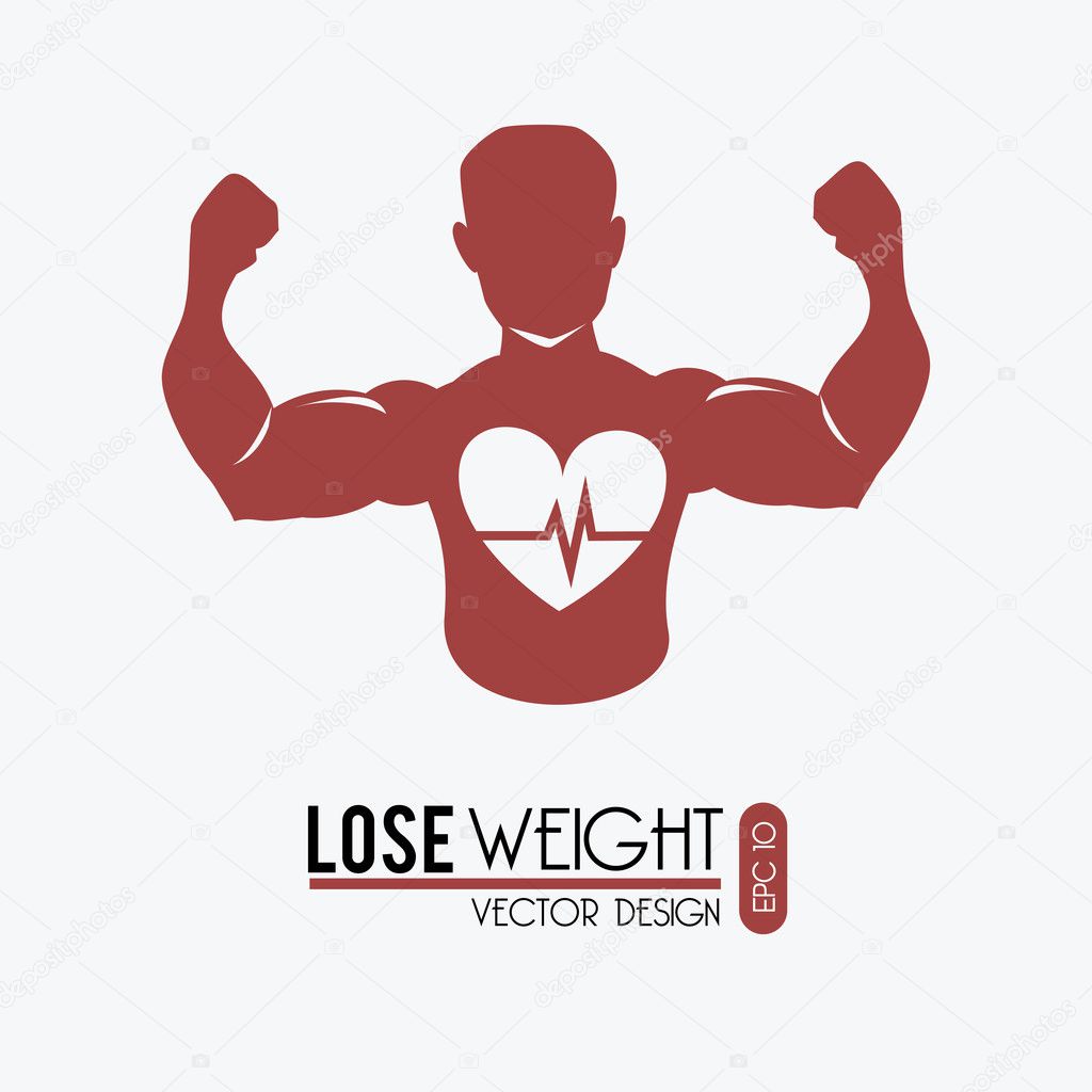 Lose weight Stock Vector by ©yupiramos 31870327
