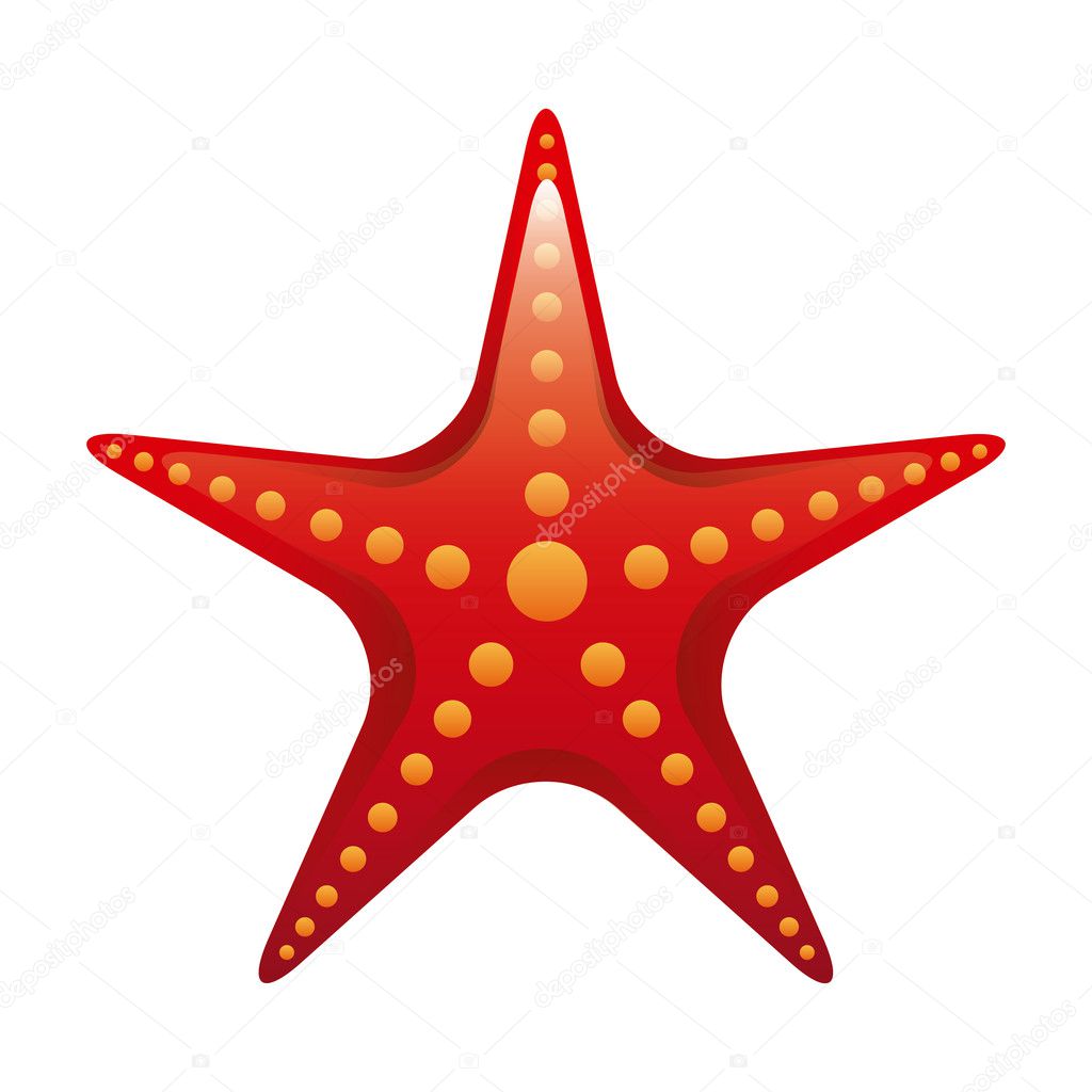 Starfish design Stock Vector Image by ©yupiramos #32041337