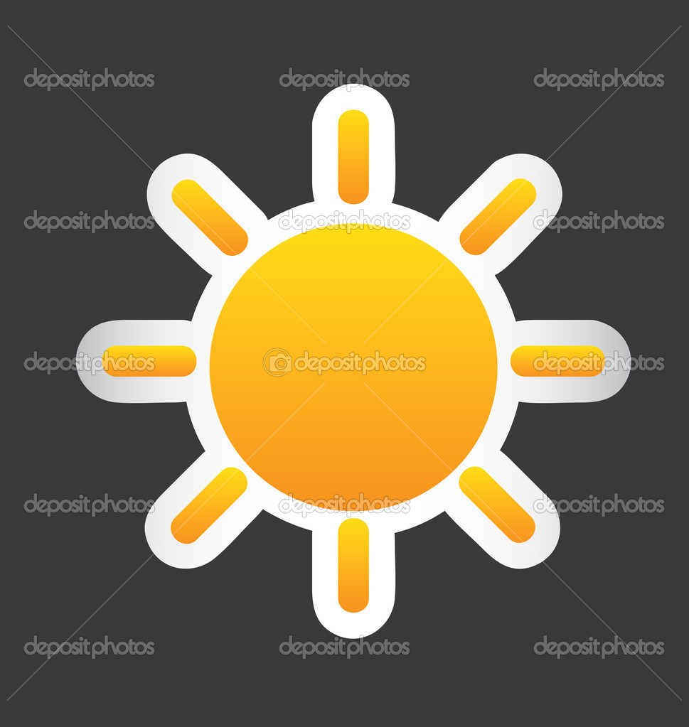 Big sun Stock Vector Image by ©yupiramos #32044503