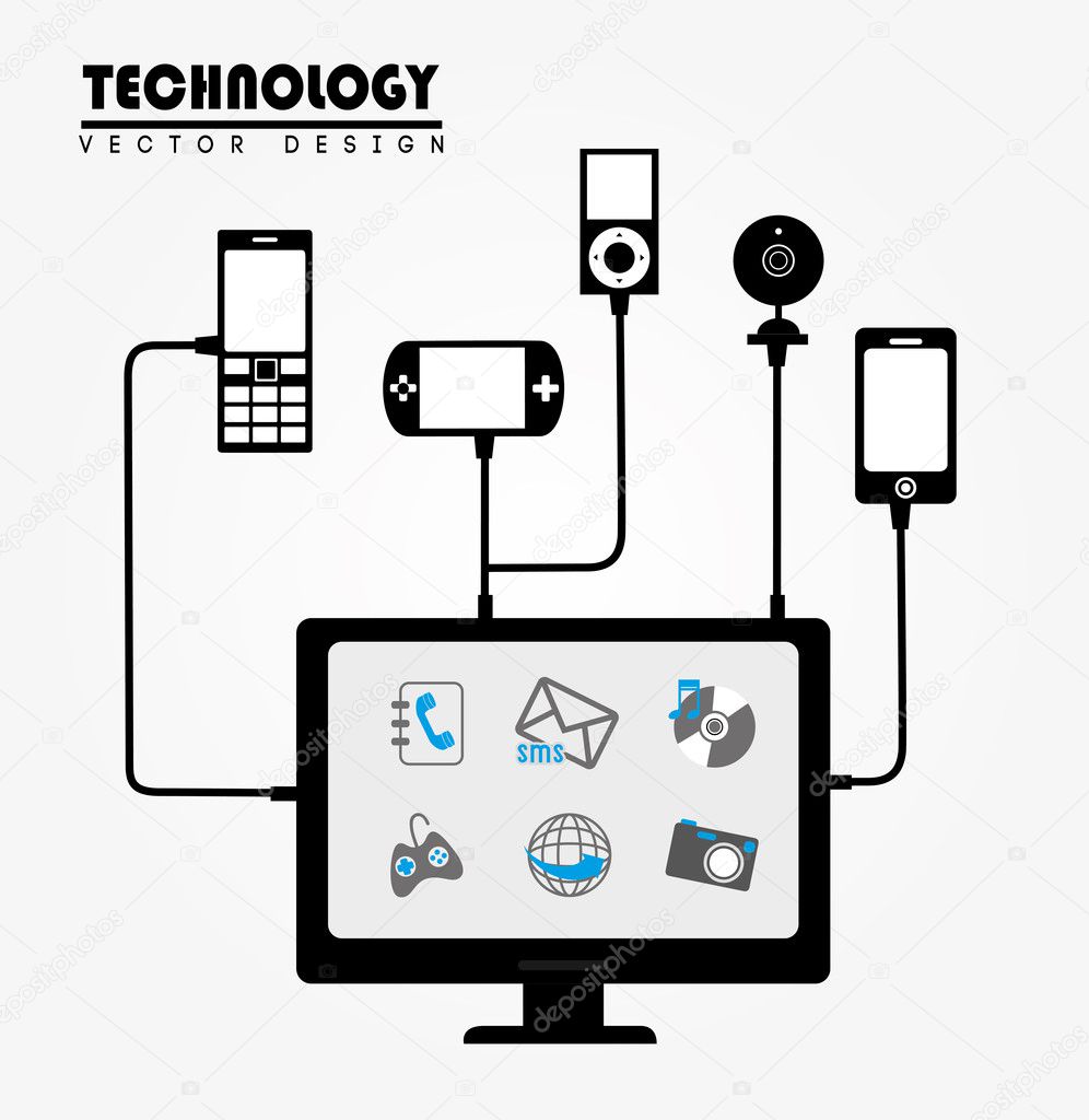 Advanced technology Stock Vector Image by ©yupiramos #32098237