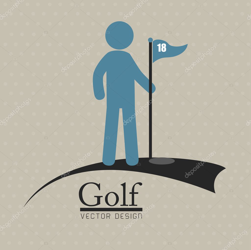 Golf design Stock Illustration by ©yupiramos #32099467