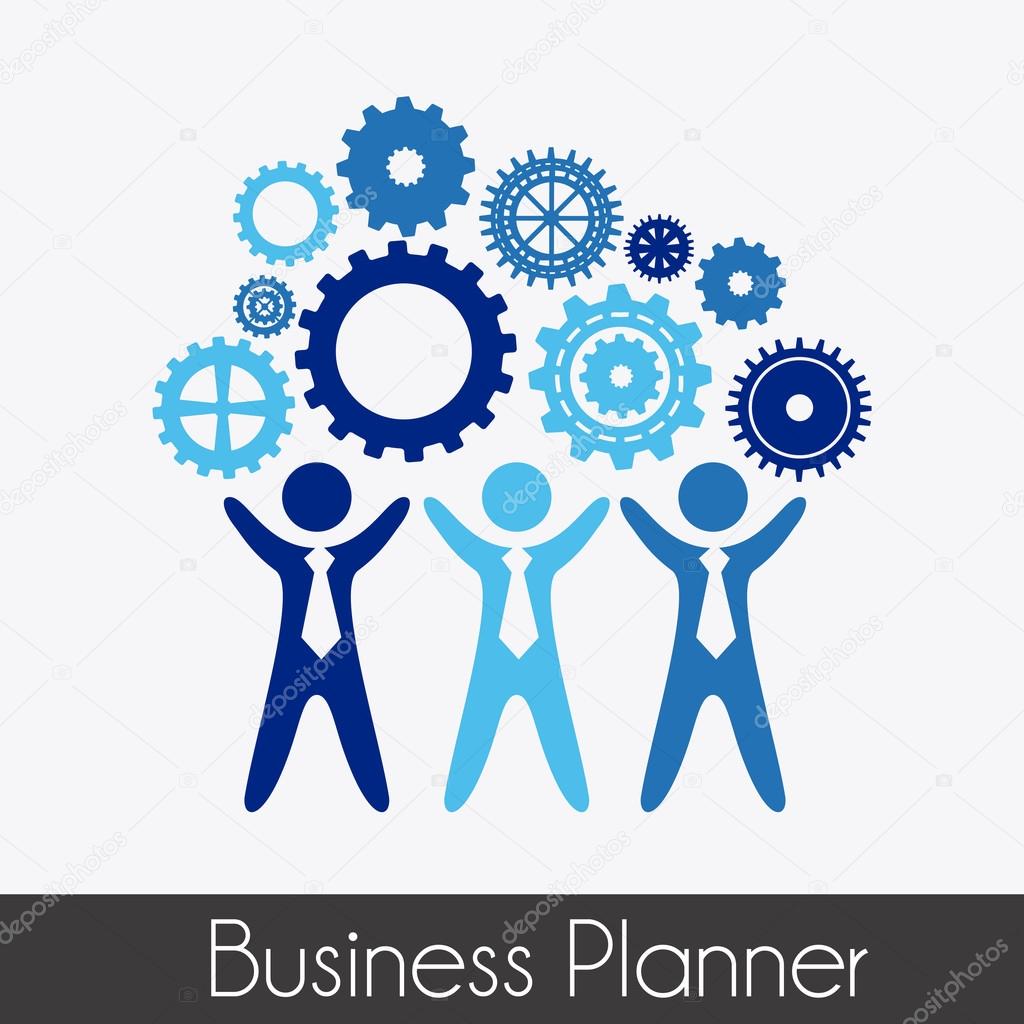 Business planner Stock Vector Image by ©yupiramos #32282411